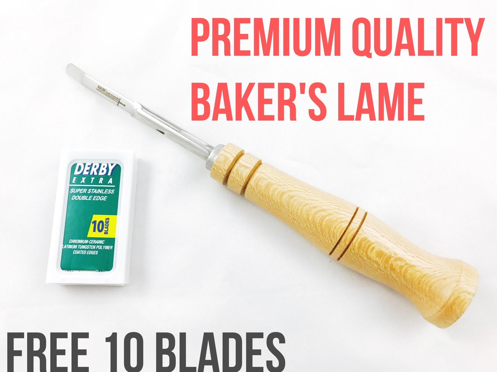 Baker's Lame Grignette For Slashing Scoring Bread Dough with 10 Blades ...