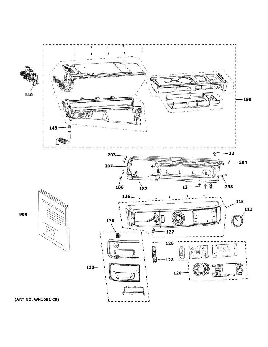 Ge Washing Machine Diagram Missing Model Number/serial Number GE