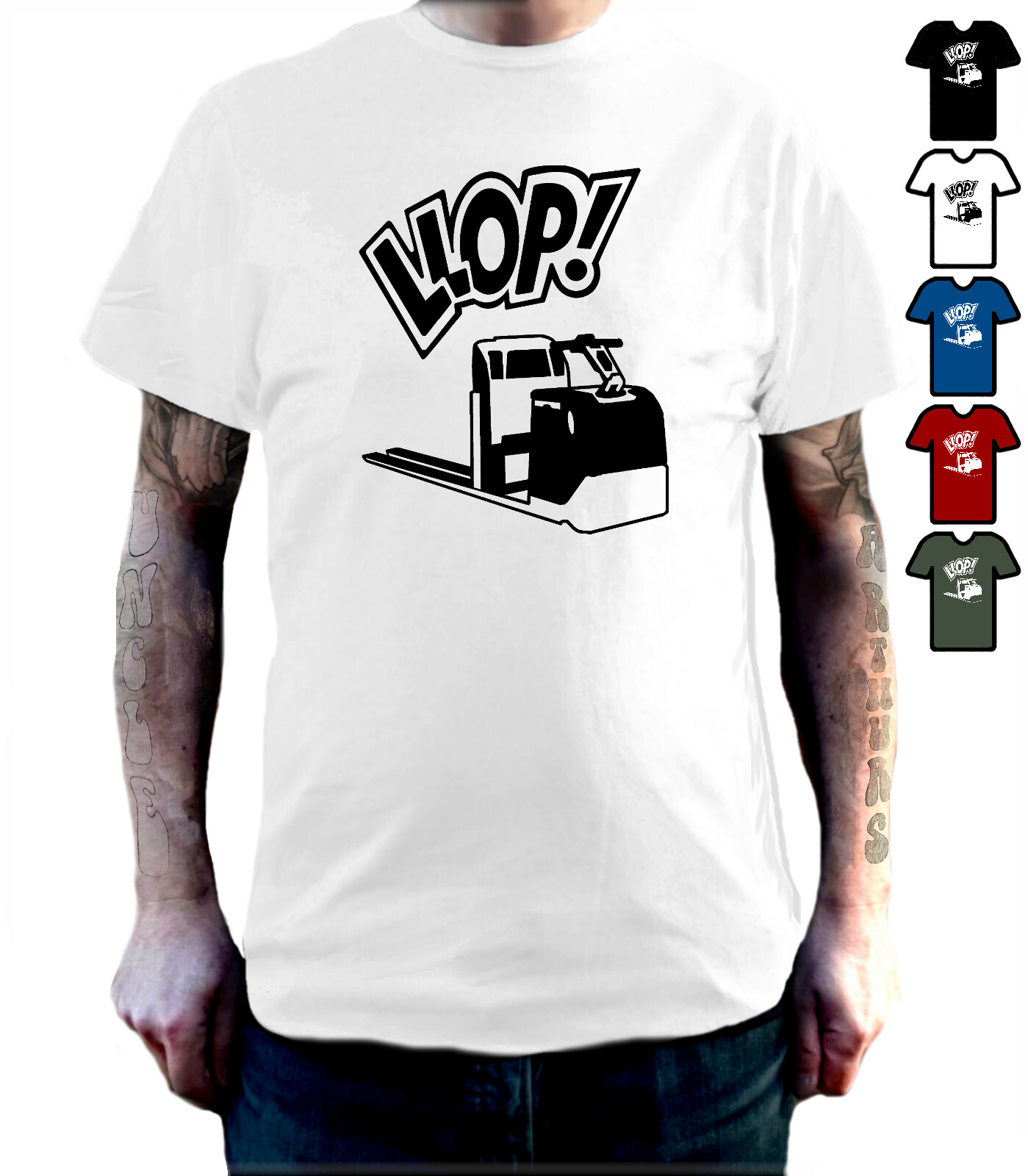 LLOP Low Level Order Picker T-Shirt Warehouse Picking Forklift Truck ...