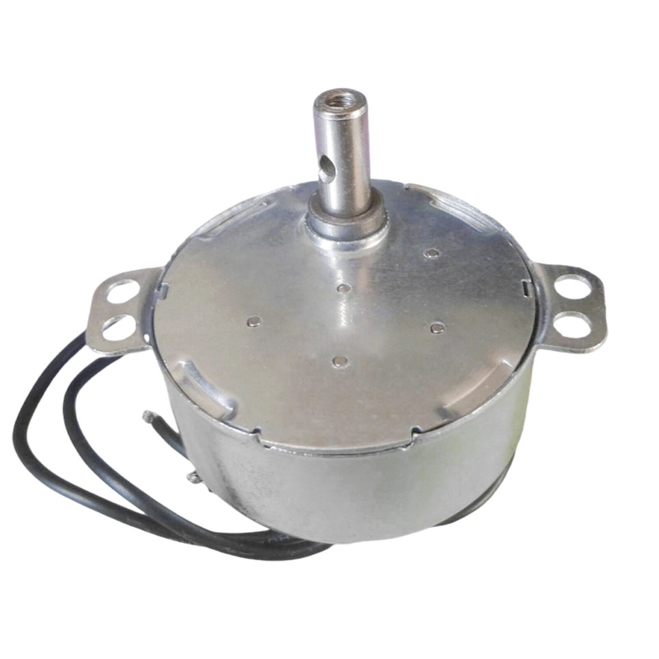 TYC-50 Small Synchronous Motor 110V AC 15-18RPM Shaft Rotation CW 4W ...