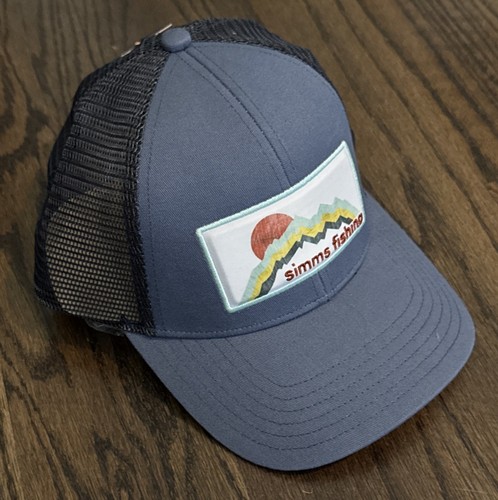 Simms Fishing Small Fit Foam Patch Trucker Cap- Storm - NEW wTags | eBay