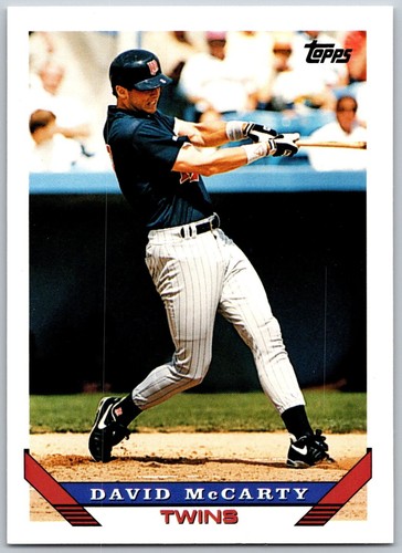 1993 Topps Traded #17T David McCarty Minnesota Twins | eBay