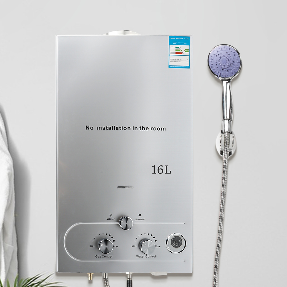 8-18L Instant Gas Hot Water System Heater Portable Shower LPG Caravan ...