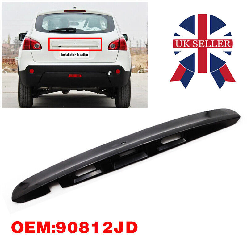 For Nissan Qashqai 2007-2013 Black Camera Tailgate Handle Boot Handle ...