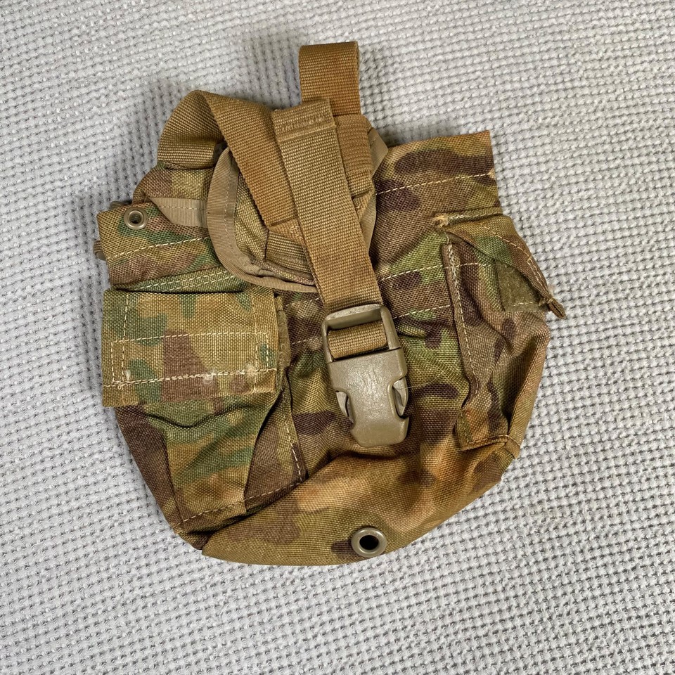 DAMAGED USGI OCP Multicam Molle II 1QT General Purpose Canteen Pouch ...