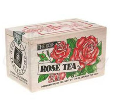 Metropolitan Rose Tea In Decorative Wood Box - 25 teabags Super Fresh ...