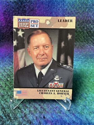1991 Pro Set Desert Storm: Leader Lieutenant General Charles A. Horner ...