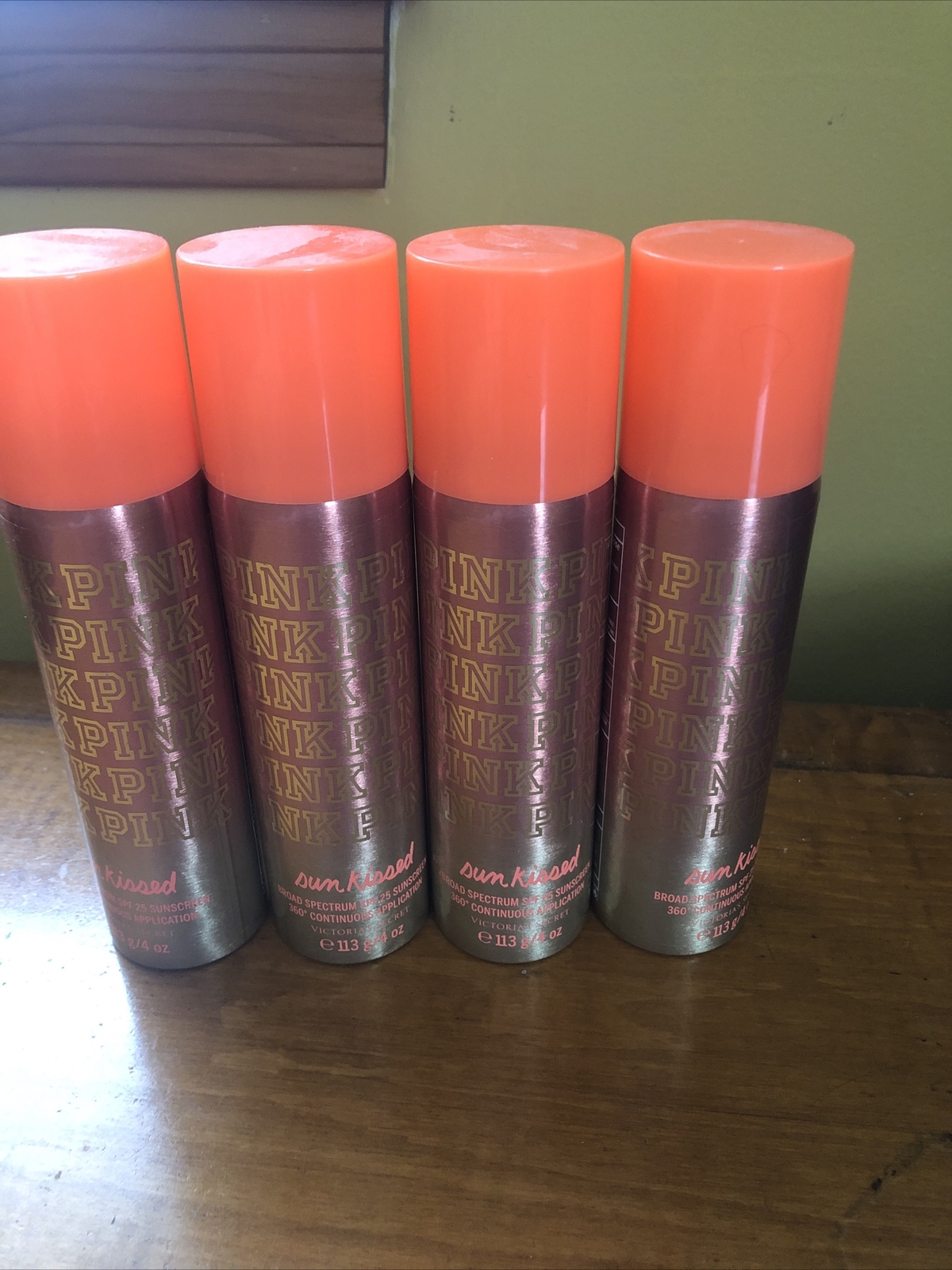 4- VICTORIA'S SECRET SUN KISSED BROAD SPECTRUM SPF 25 SUNSCREEN BLOCK 4 ...