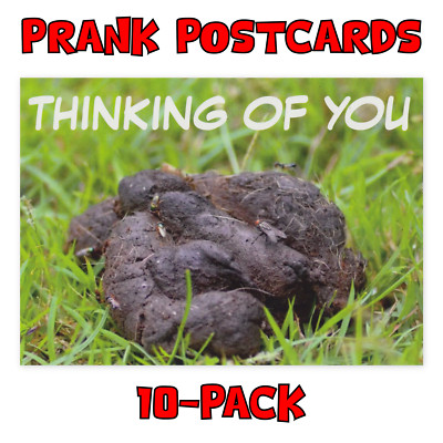 (10-Pack) Prank Postcards - Thinking of You - Send Them To Victims ...