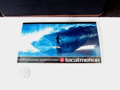 LOCAL MOTION Hawaii Photo Surfboards Vintage Surfing Decal STICKER 8''1 ...