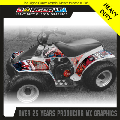 SUZUKI LT50 LT 50 KIDS QUAD GRAPHICS KIT DECALS STICKERS CUSTOM NAME ...