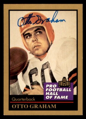 1991 Enor Football #48 Otto Graham Signed Autograph (no COA) | eBay