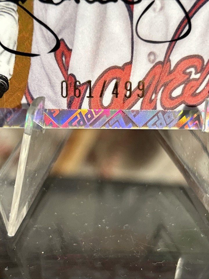 2023 Topps Chrome Platinum Logo Refractor Andruw Jones /499 Atlanta ...