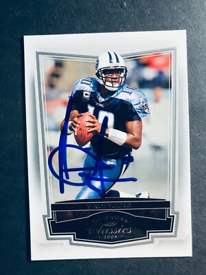 SIGNED VINCE YOUNG AUTOGRAPHED 2008 DONRUSS CLASSICS CARD FOOTBALL CARD ...