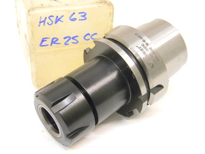 NEW SURPLUS KOMET HSK63 to ER25 COLLET CHUCK HSK-63 x ER-25 (UA00600010 ...