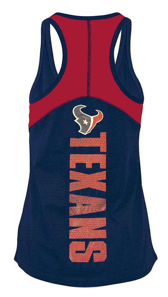 Houston Texans 5th & Ocean Women's NFL Slogan Racerback Tank Top (XXL ...