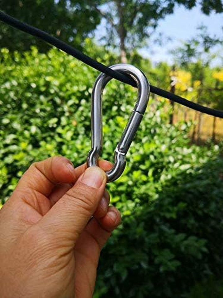 3 Inch Stainless Steel Spring Snap Hook Carabiner 316 Stainless Steel ...