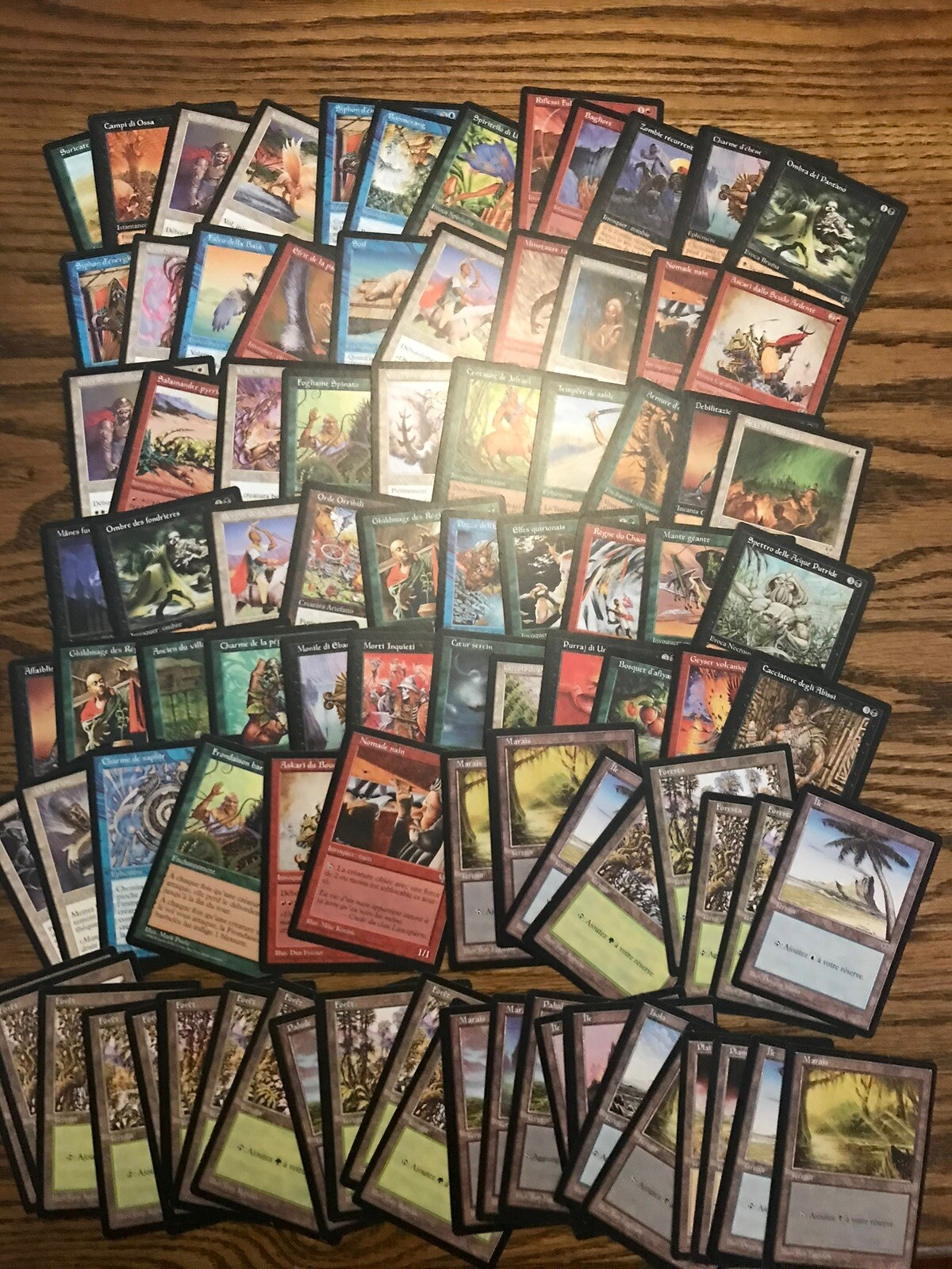 Mtg Mirage Foreign Lot x90 - Magic the Gathering Mtg Foreign Mirage ...