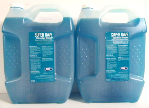 (2 Gal.) SSDC 114028 Super Rave Restaurant Dishwashing Detergent Snap ...