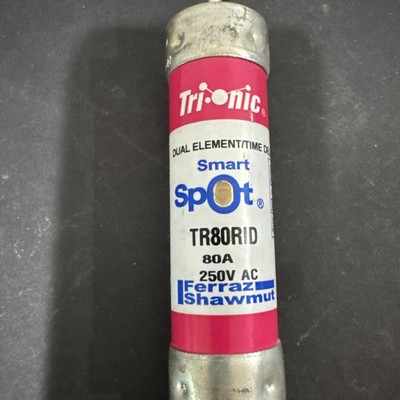 Ferraz Shawmut TR80RID 250 V 80 A Smart Spot Fuse | eBay
