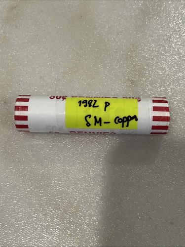 1982 P Penny Small Date Copper Bu Roll, Unc 50 Coins In Roll | eBay