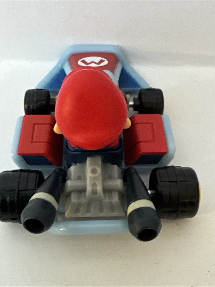 JAKKS Pacific Mario Kart (2)Yoshi Mach 8 Race Car + Mario + Bowser ...