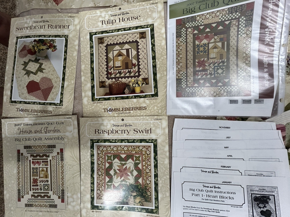 Thimbleberries Quilter's Vintage LOT-24 finished Blocks-Scraps-Many ...