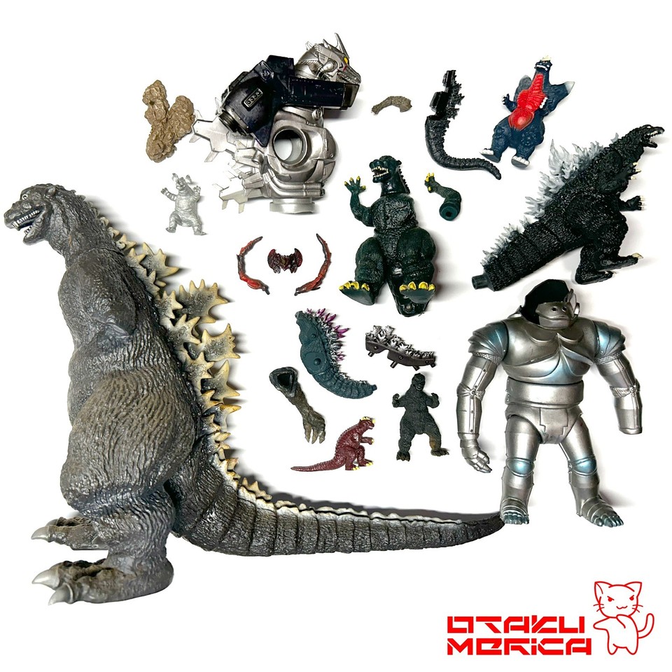 Massive Godzilla Junk / Parts Lot - 6lbs of HG, Hyper Hobby, Bandai ...