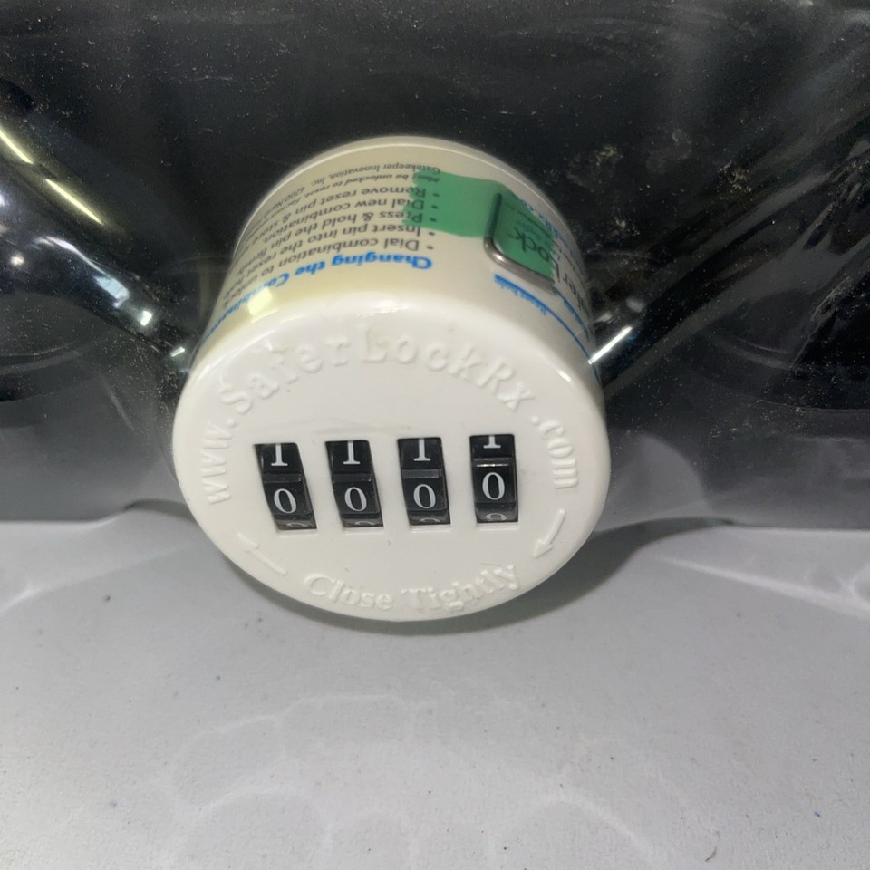 New Sealed Safer Lock Box Secure Your Meds W/ Combination 4 Digit ...