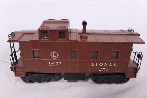 Lionel 6457 Postwar Electric Model Train Caboose w/Brown Smokestack | eBay