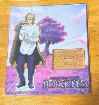 Attack on Titan Erwin Smith Acrylic Stand New AttackFes Collectible | eBay