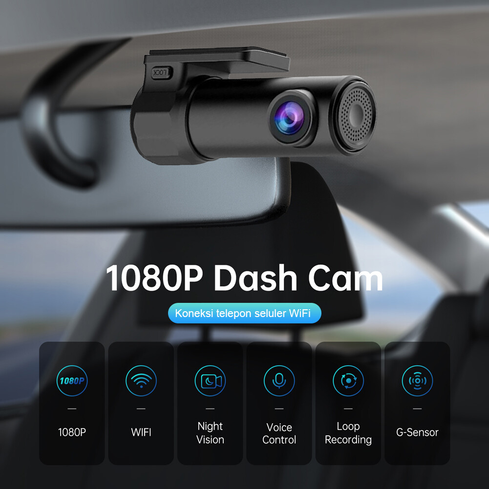 Car DVR G-Sensor Car Video Recorder WiFi Auto Video Camera 140 Degree ...