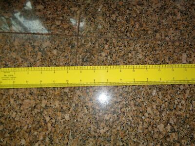 2 Vintage Rulers, one Uarco Inc. 16 inch Metal Ruler, one 15 inch Data ...
