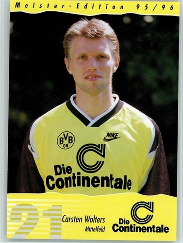 40125717 - Carsten Wolters Borussia Dortmund Deutscher Meister 1995 ...