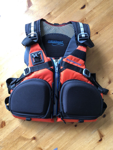 Stohlquist Fisherman PFD, Orange, Small-Medium Personal Floatation ...