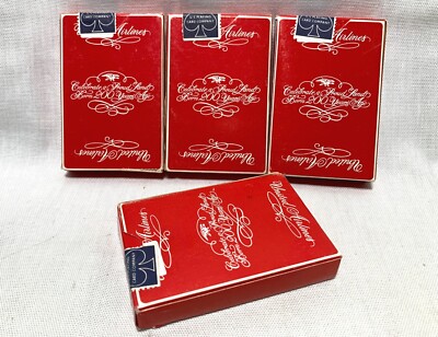 4 Sealed Decks United Airlines 200 Years US Playing Card Stamp Red ...