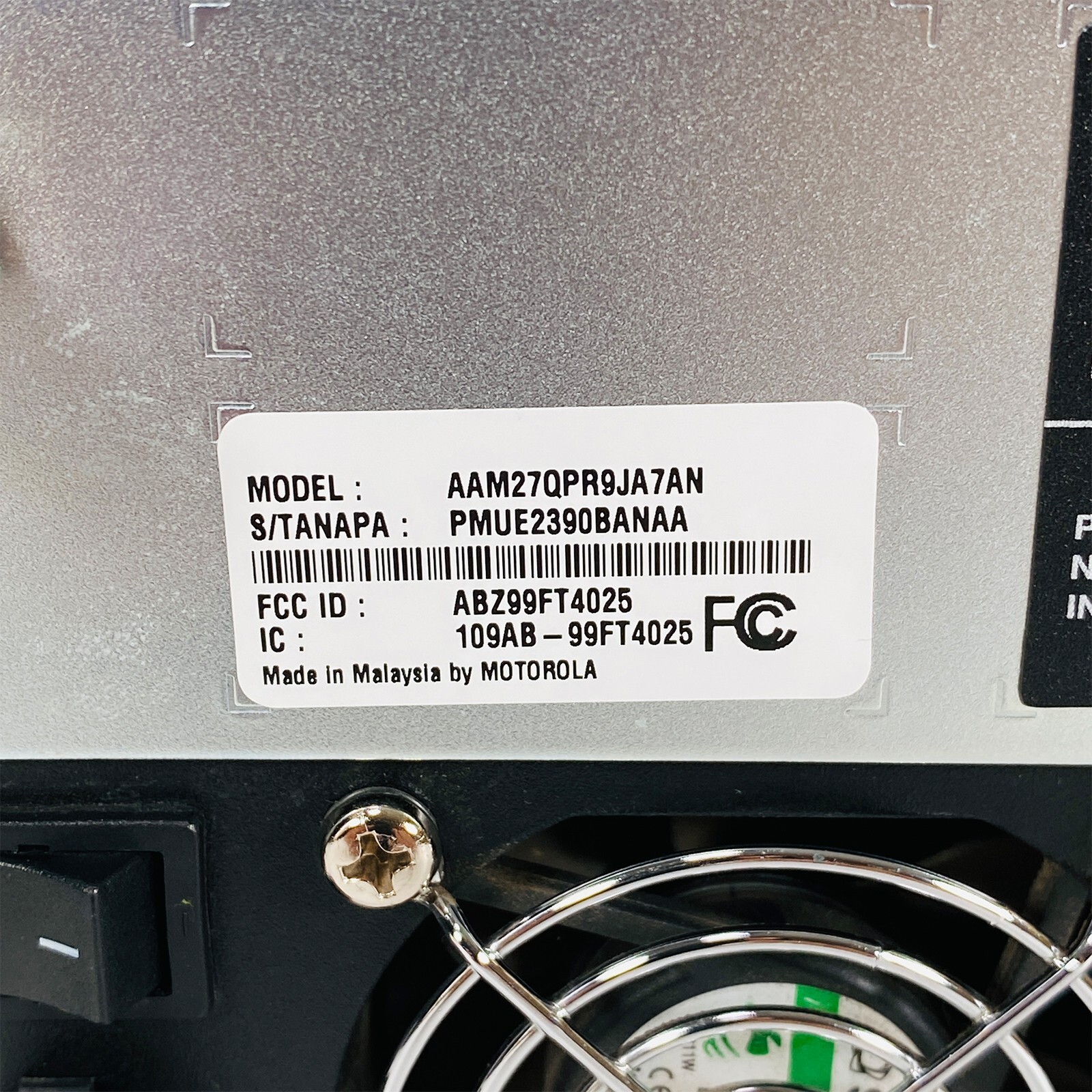 Motorola XPR 8300 Repeater - Black (AAM27QPR9JA7AN) for sale online | eBay