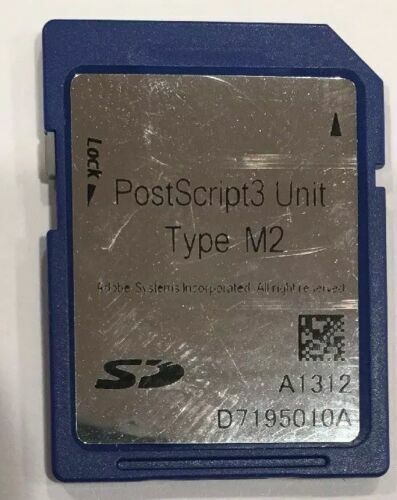 GENUINE Ricoh Postscript Card Type M2 (MP C6502SP, C8002SP) EDP: 416657 ...