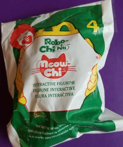 2001 McDonald's Happy Meal Toy, Robo-Chi Pets # 4 Meow-Chi | eBay
