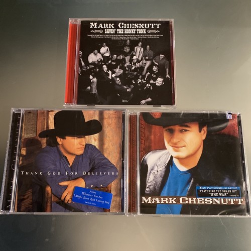 Mark Chesnutt LOT OF 3 SEALED CDS: Savin the Honky Tonk, Thank God For ...