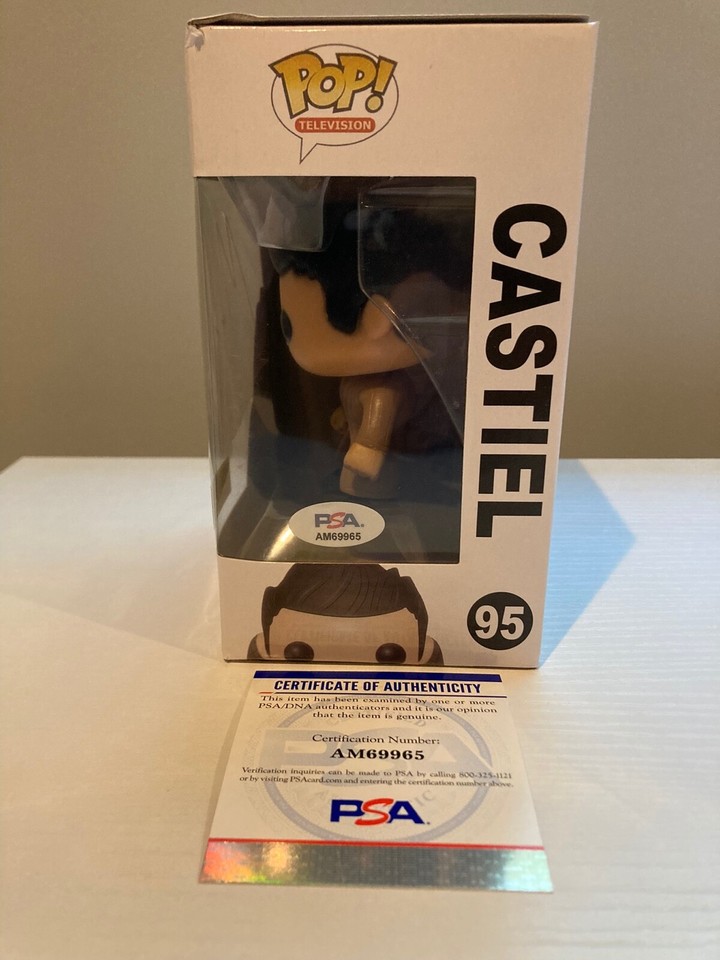 Misha Collins Supernatural Castiel #95 Hot Exclusive Signed Funko Pop ...