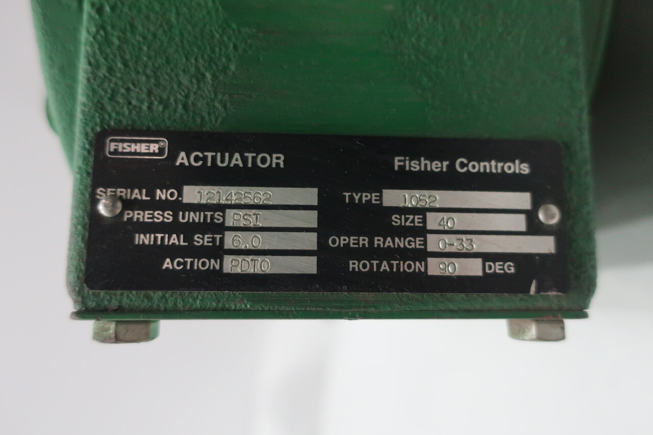 Fisher Controls Type 1052 Size 40 Actuator for sale online | eBay