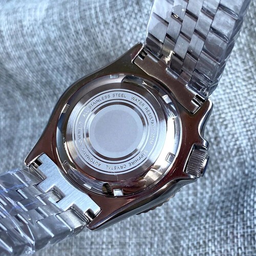 41mm Beige White Dial NH35A Automatic Watch For Men Rotating Bezel ...