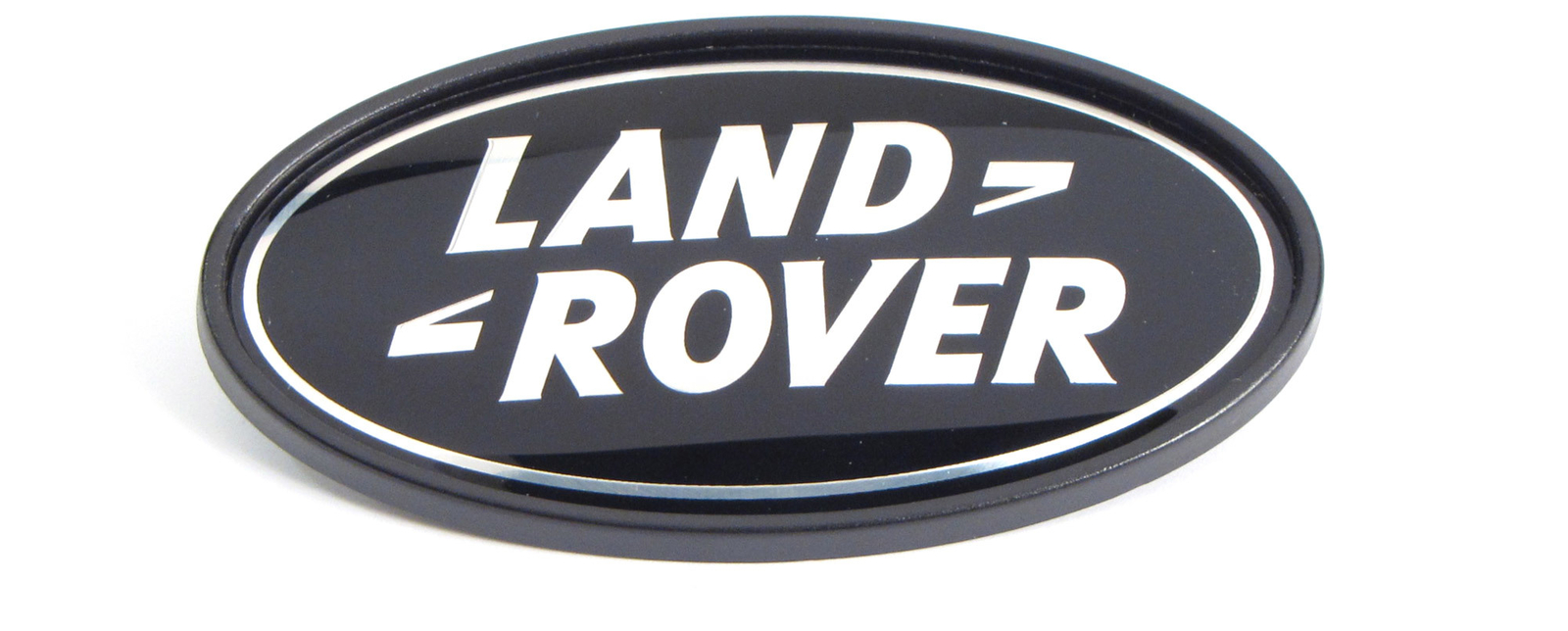 Genuine Land Rover DAH500330 Rear Body Oval Badge (Black and Silver) | eBay