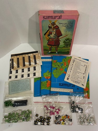 Avalon Hill Samurai Board Game 1980 Complete | eBay
