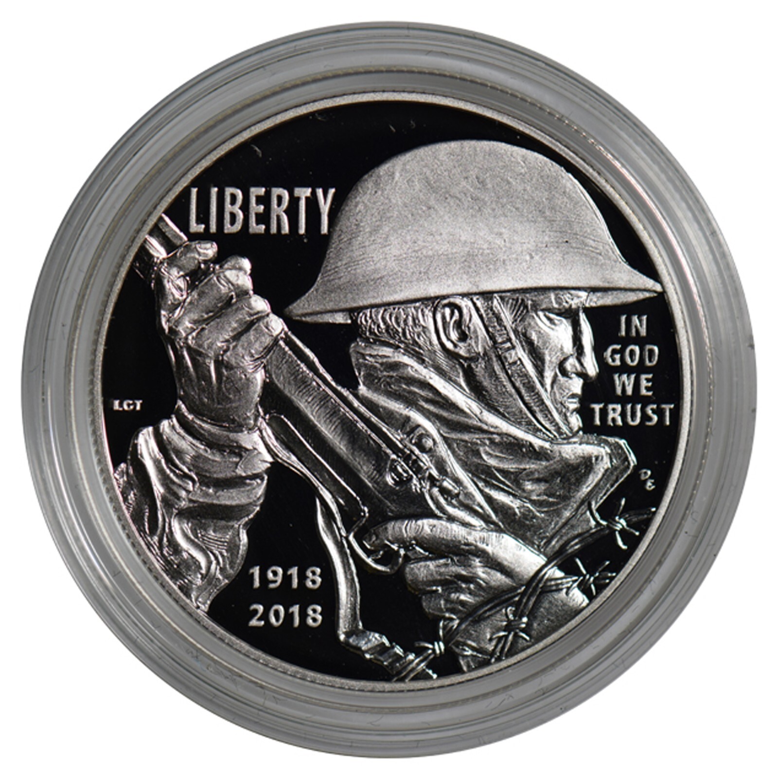 2018 WWI Proof Silver Dollar Coin Box + COA World War I Centennial ...