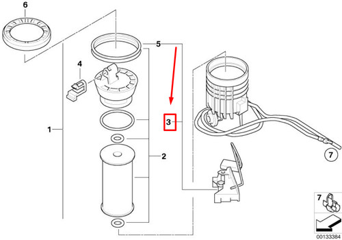 2001-2006 MINI Mini Cooper R50 R53 Right Fuel Level Sensor 16146765134 ...