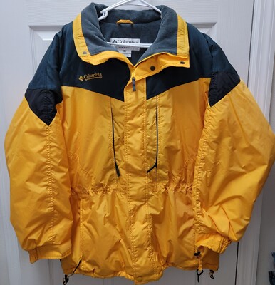 Columbia Yellow Lining Men's Jacket Large | eBay