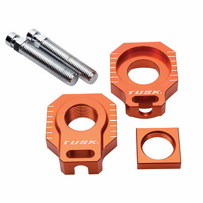 Tusk Racing Axle Block Orange For KTM 144 SX 2007-2008 | eBay