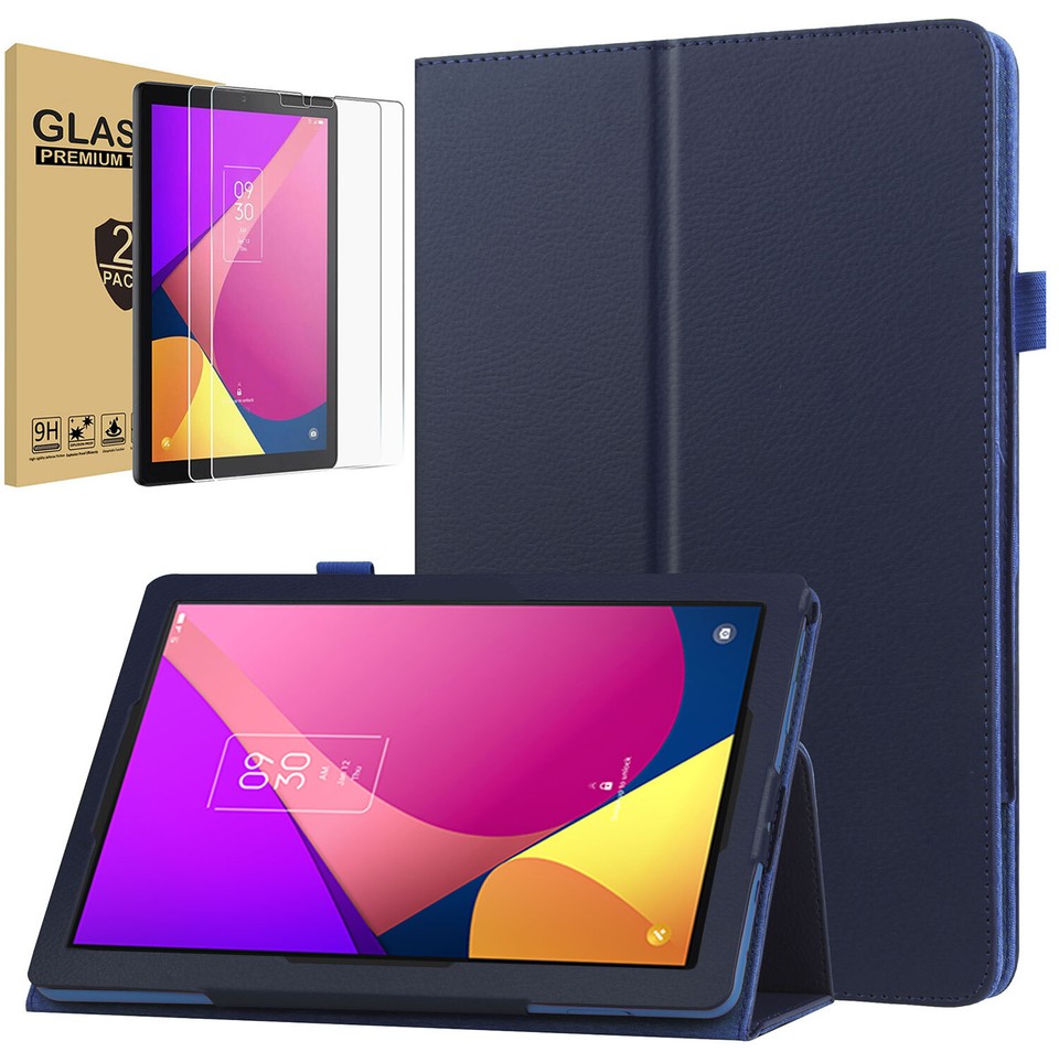 Case for TCL Tab 8/ Tab 8 LE/ Tab 8V/ Tab 8 SE Leather Folio Cover ...